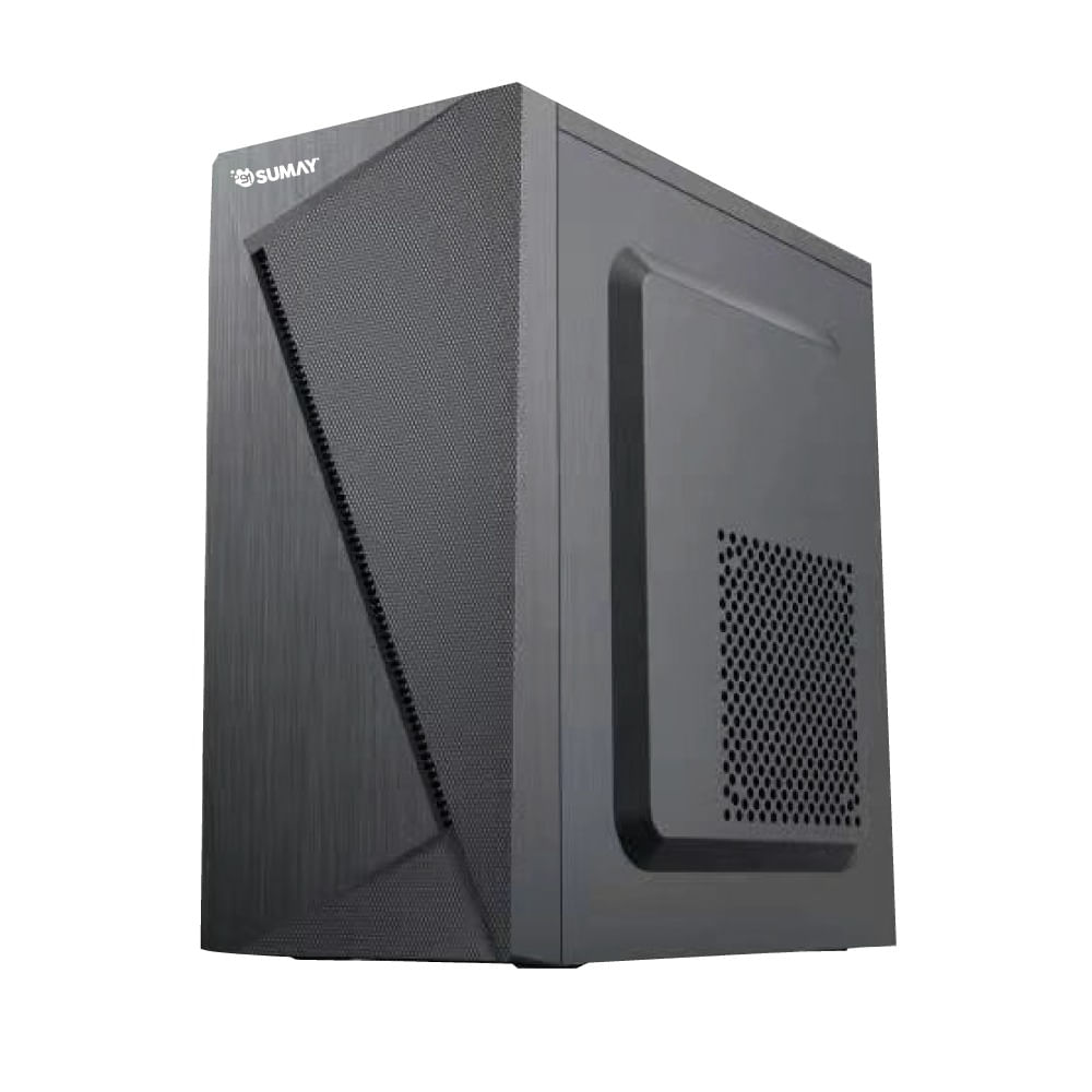 Gabinete Sumay SM-GB1318 ATX/Micro-ATX Slim USB 2.0 Preto