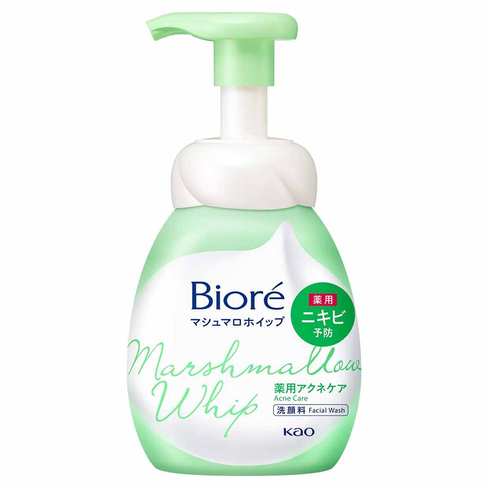 Espuma de Limpeza Facial Biore Marshmallow Whip Acne Care