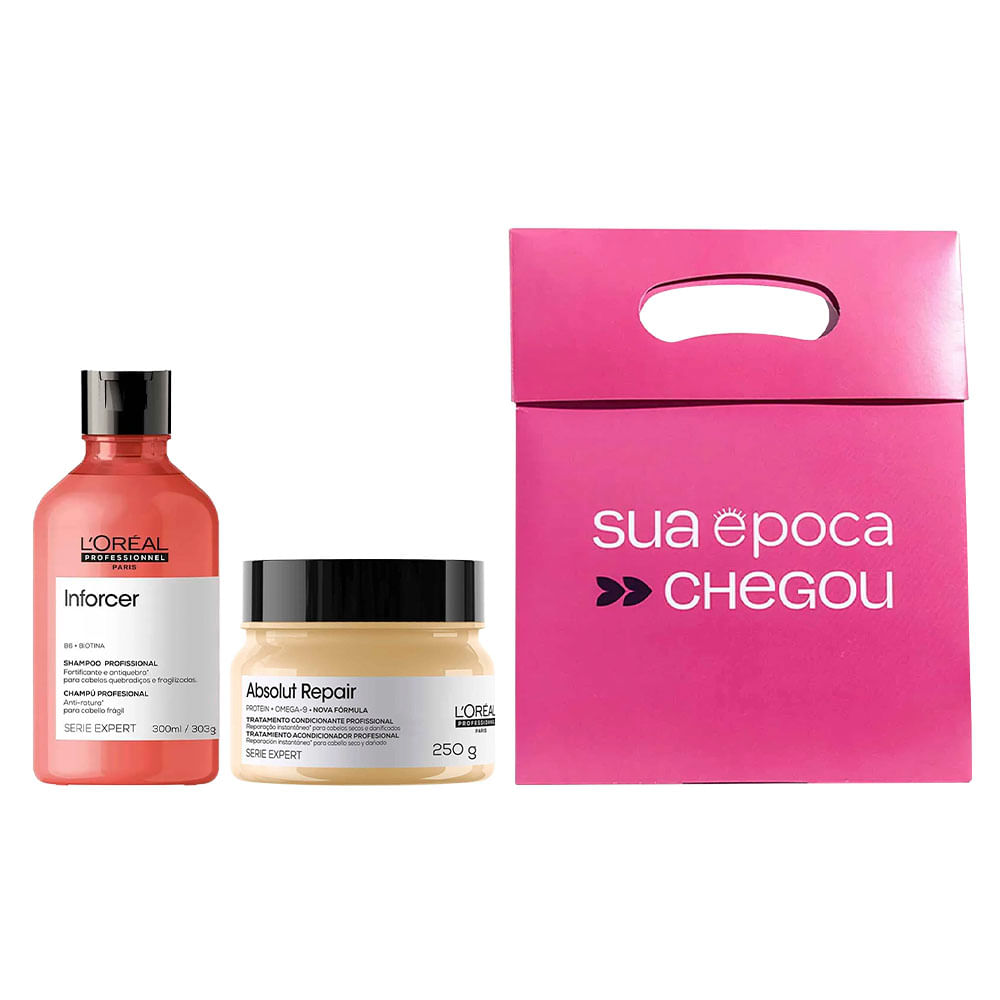 Kit Presentável L’Oréal Professionnel – Shampoo + Máscara + Sacola ...