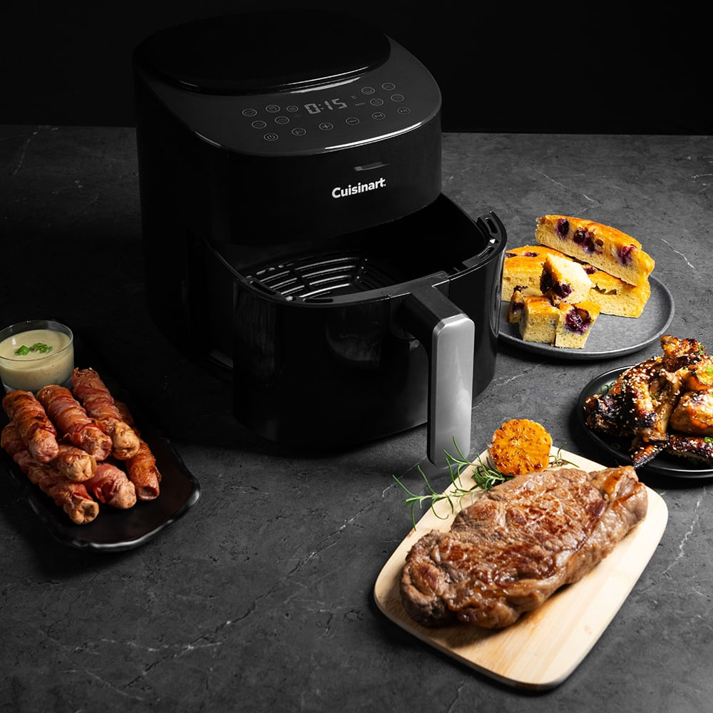 Fritadeira Elétrica AirFryer Digital 4,2L 127V Preta Cuisinart