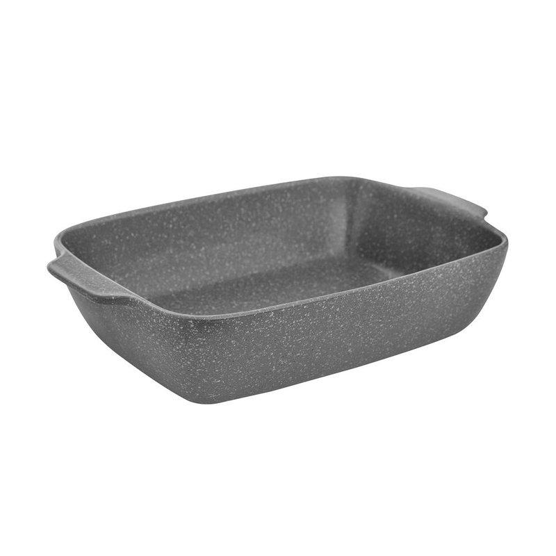 ASSADEIRA REFRATARIA STONE 40X26X8 CM 2,4 L NTCS HOME STYLE:CINZA