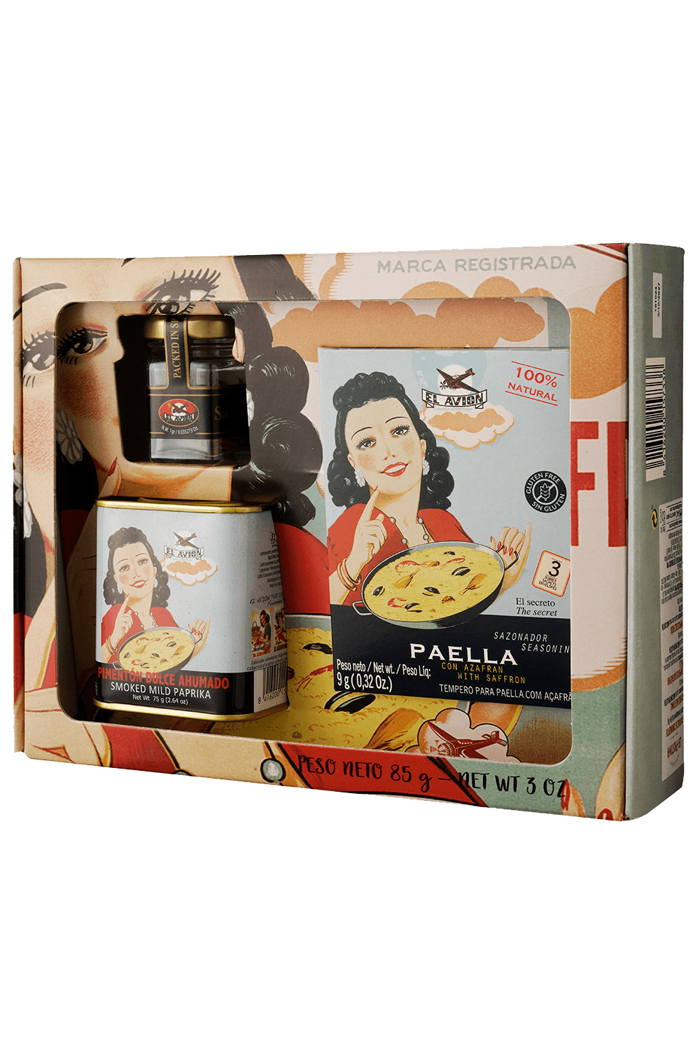 Kit Paella Presenteável El Avión