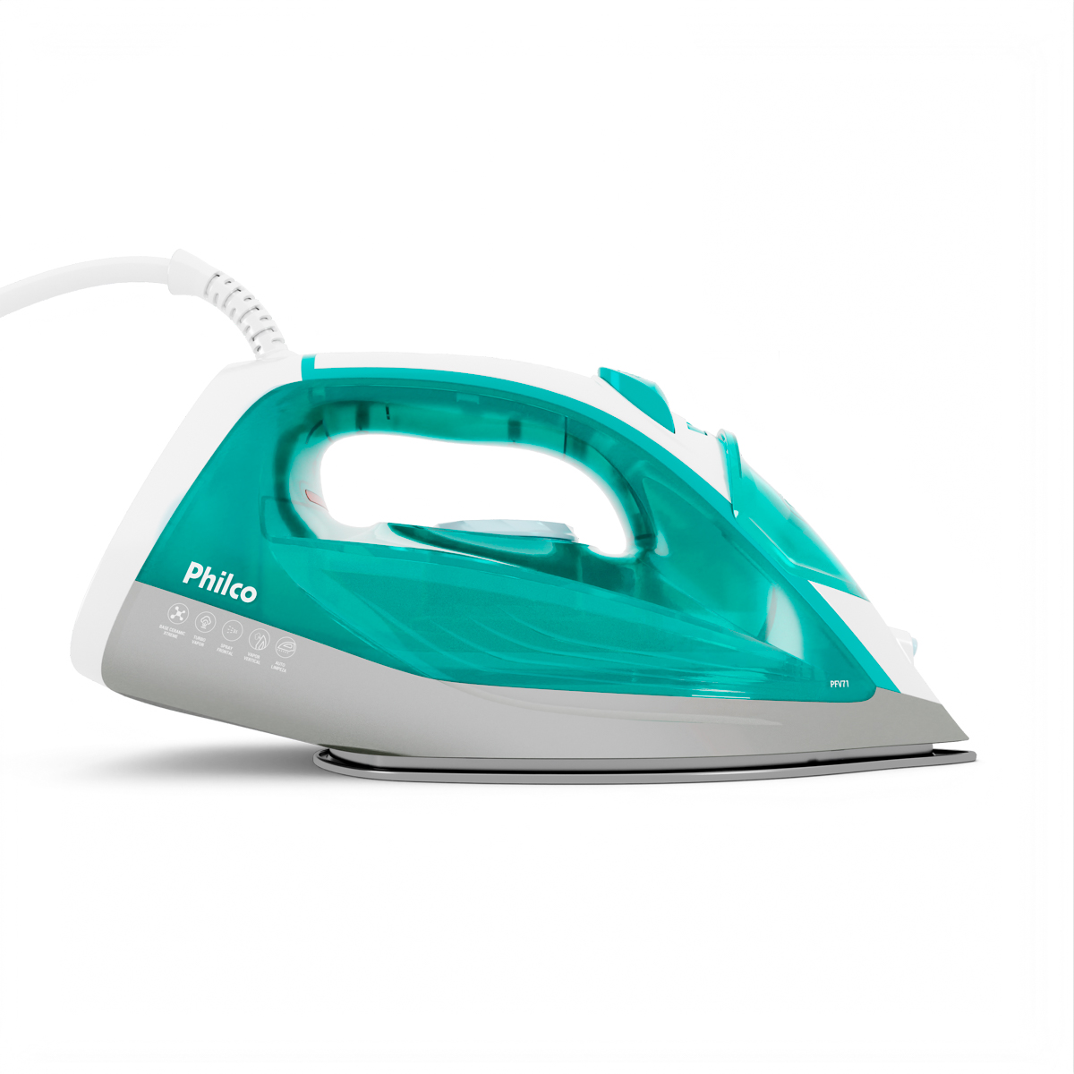 Ferro de Passar a Vapor Philco PFV71 Base em Cerâmica 320ml 127V