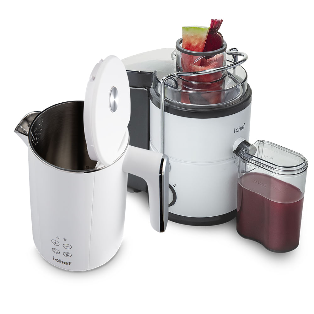 Ichef Vita Juicer 400W e Chaleira Elétrica ichef Breakfast